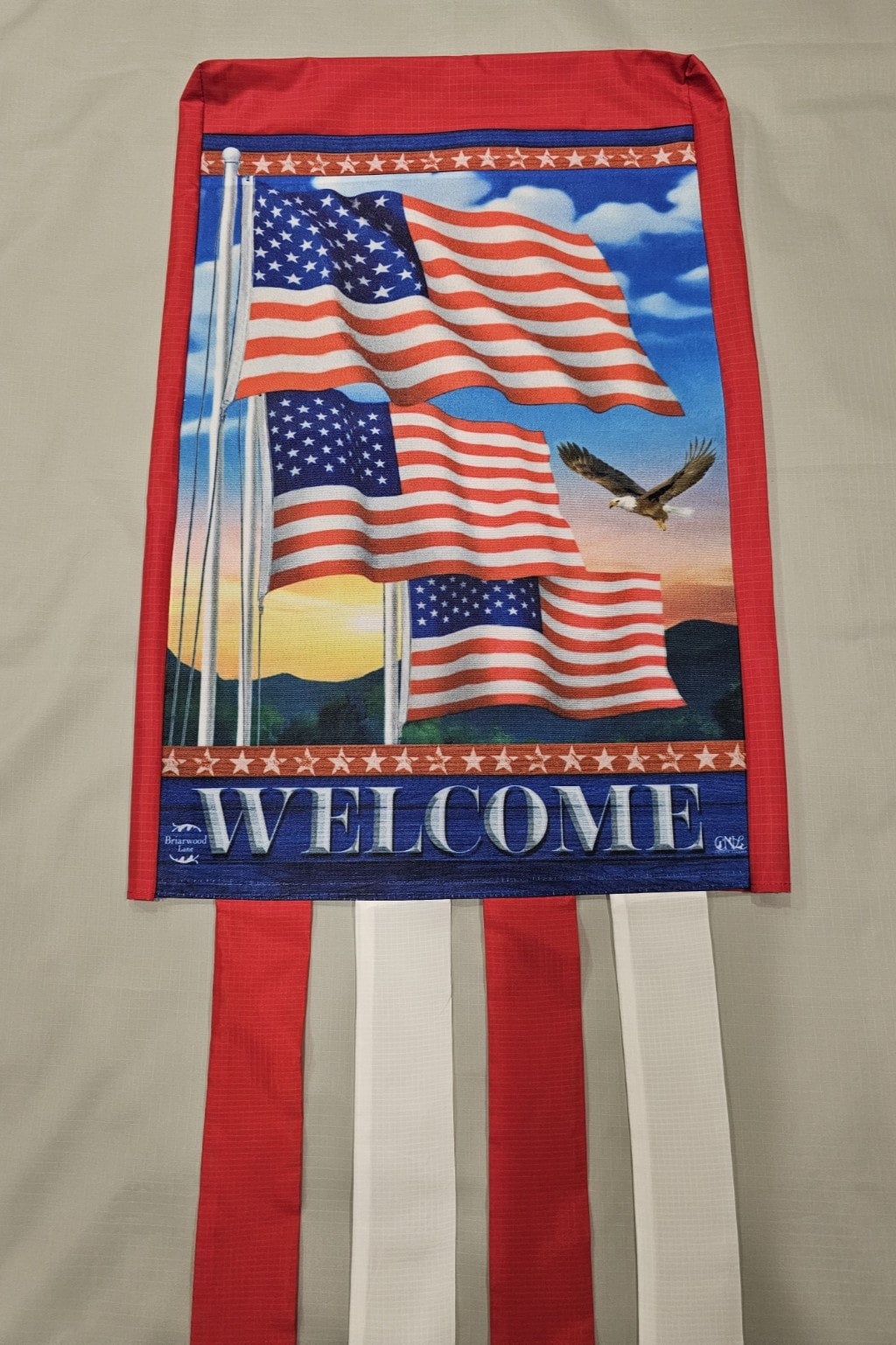 Waving Flags (Red) (Fits One Mirror) | Colorful Accents